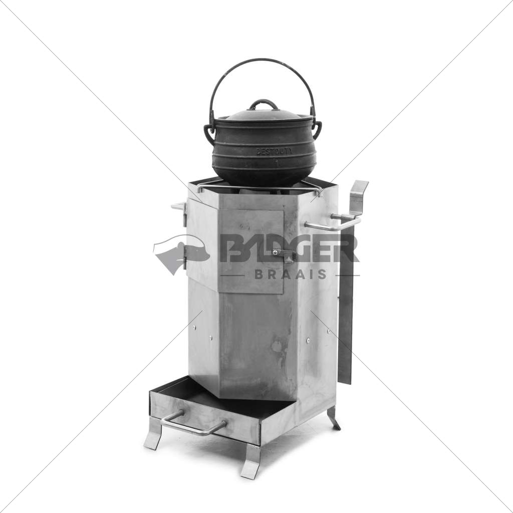 Stainless Steel Potjie Braai - Badger Distribution